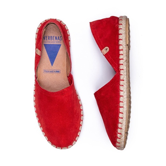 Verbenas | Shoes | Nwob Fun Verbenas Made In Spain Suede Carmen Flat ...